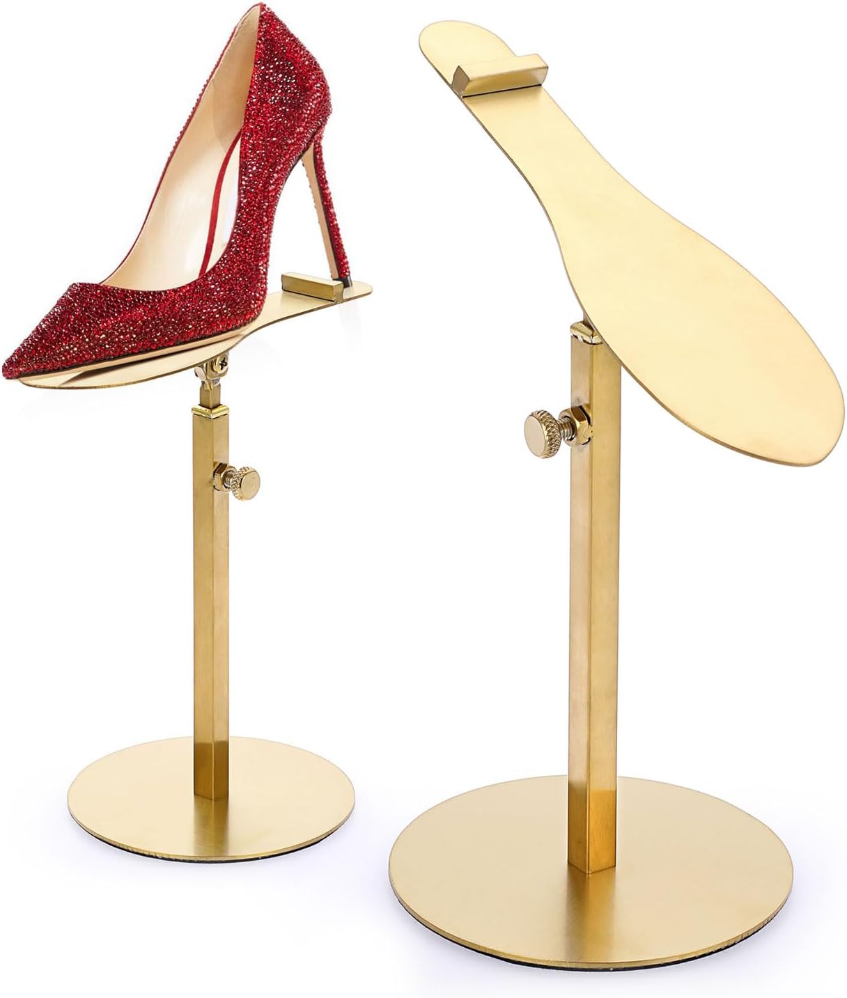 Amazon.com: Hipiwe 2 Pcs Shoe Display Stands High Heel Display Riser ...