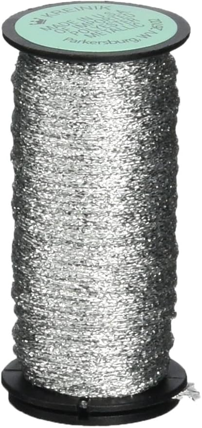 Amazon.com: Kreinik No.16 10m Metallic Braid Trim, Medium, Silver