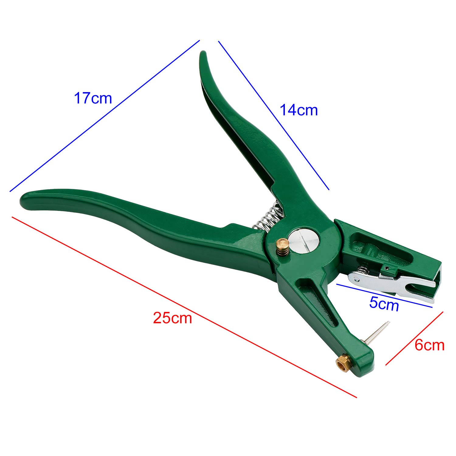 Fippy Universal Ear Tag Plier Livestock Animal EarTag Pliers with Spare ...
