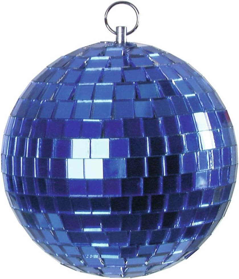 Blue mirror ball 10cm in color box : Amazon.co.uk: Musical Instruments & DJ