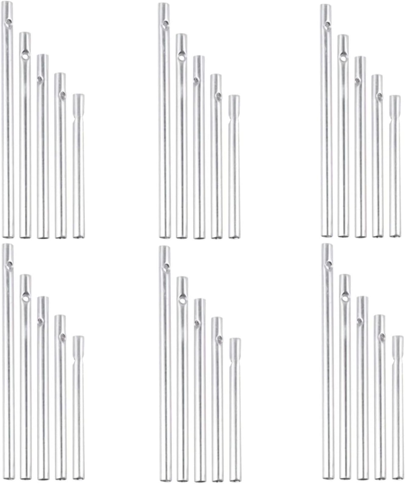Amazon.com : 60 Pieces Wind Chime Tubes Parts Supplies String Metal for ...