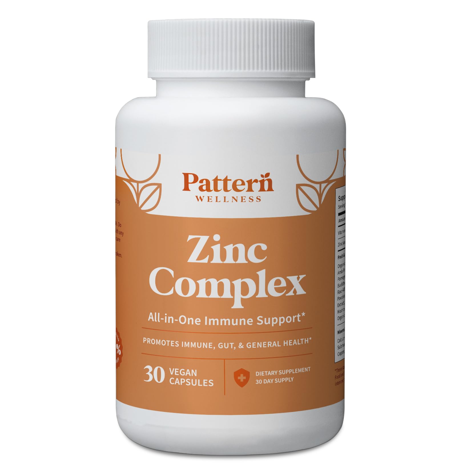 Amazon.com: Pattern Wellness Zinc Complex Supplement - High Absorption ...