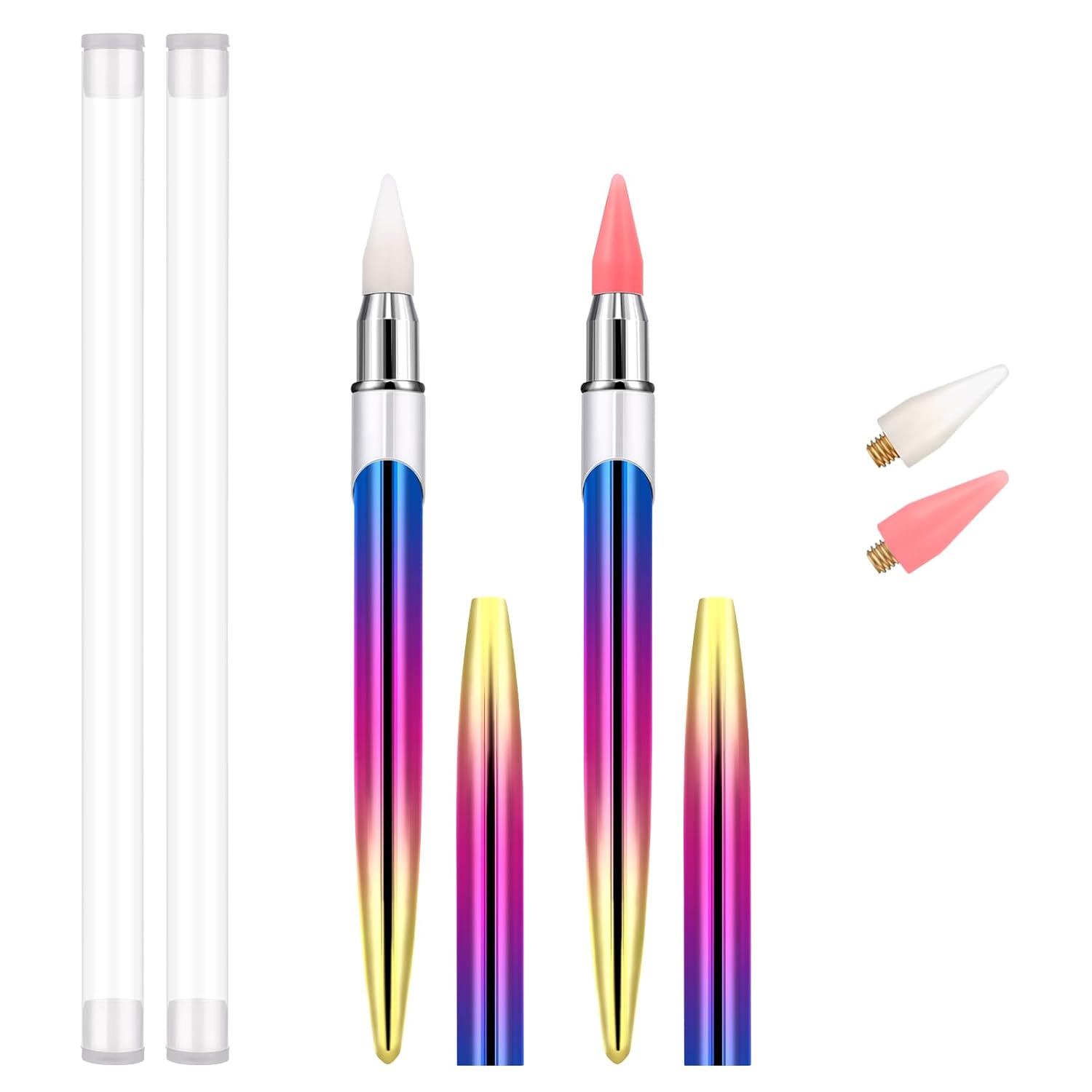 Amazon.com: Abeillo 2pcs Rhinestone Picker Tool, Wax Pencil for ...