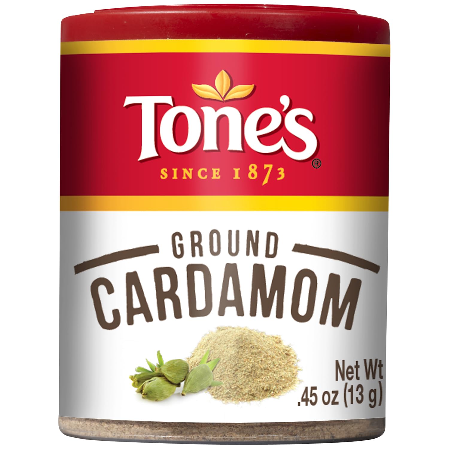 Amazon.com : Tone's Ground Cardamom, 0.45 Ounce : Cardamom Seeds Spices ...