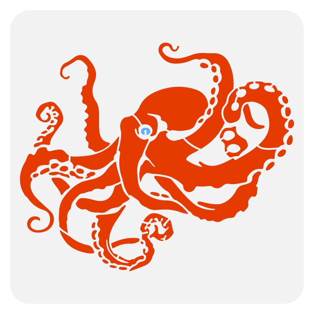 Octopus Stencil Pattern