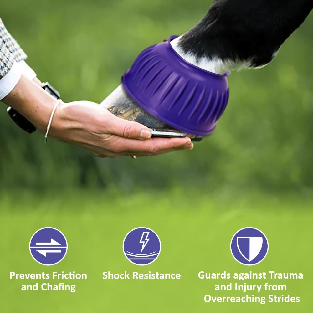 Snapklik.com : Western Horse Rubber PVC Ribbed Double Hook And Loop ...