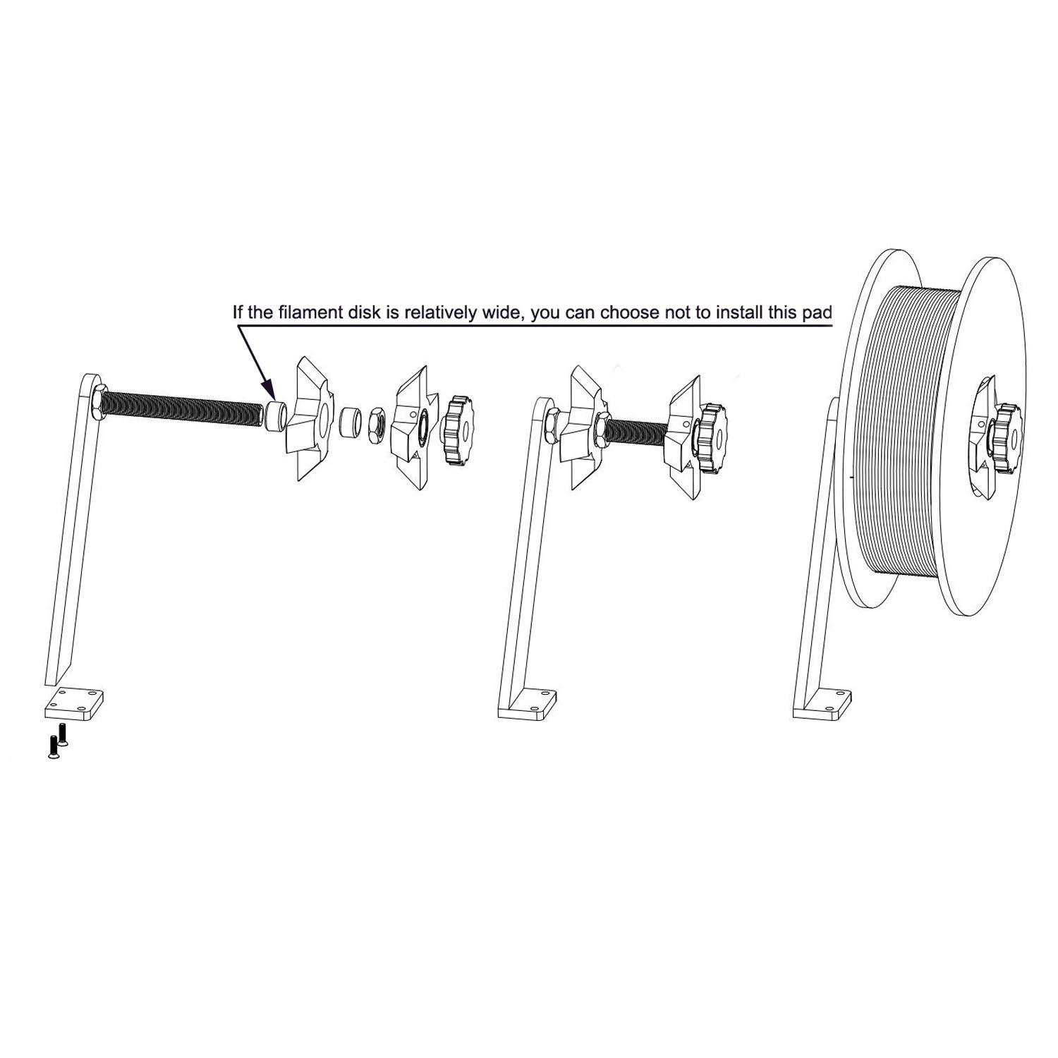 Snapklik.com : Befenybay 3D Printer Filament Holder For Concentric ...