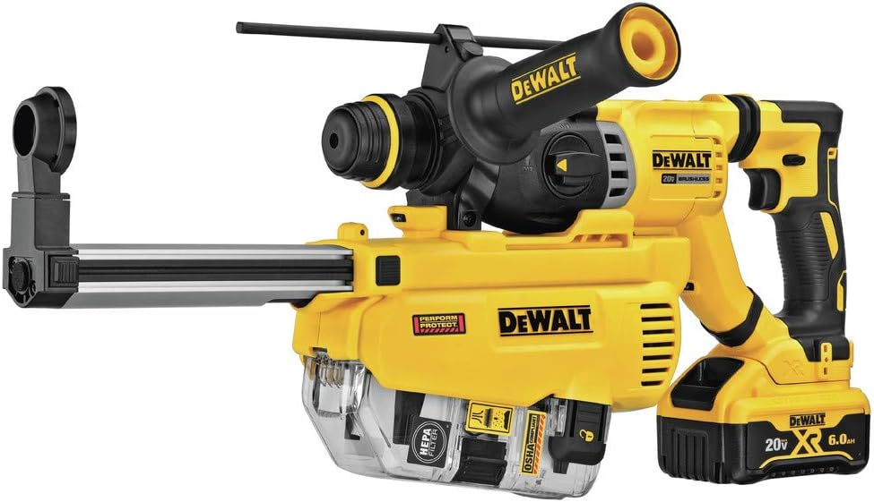 Amazon.com: DEWALT Onboard Rotary Hammer Dust Extractor for 1-Inch SDS ...