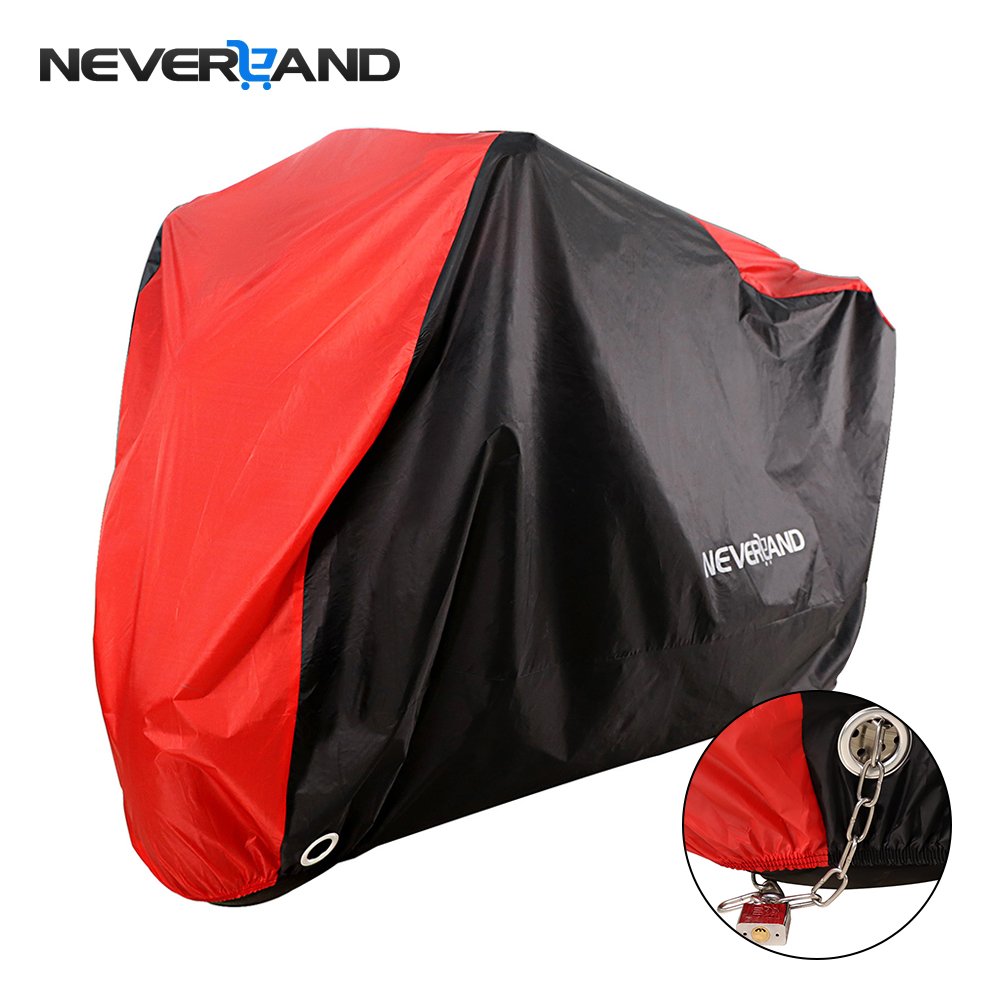 NEVERLAND Motorcycle Cover,Indoor Waterproof UV Dust Protector Cover,2 ...