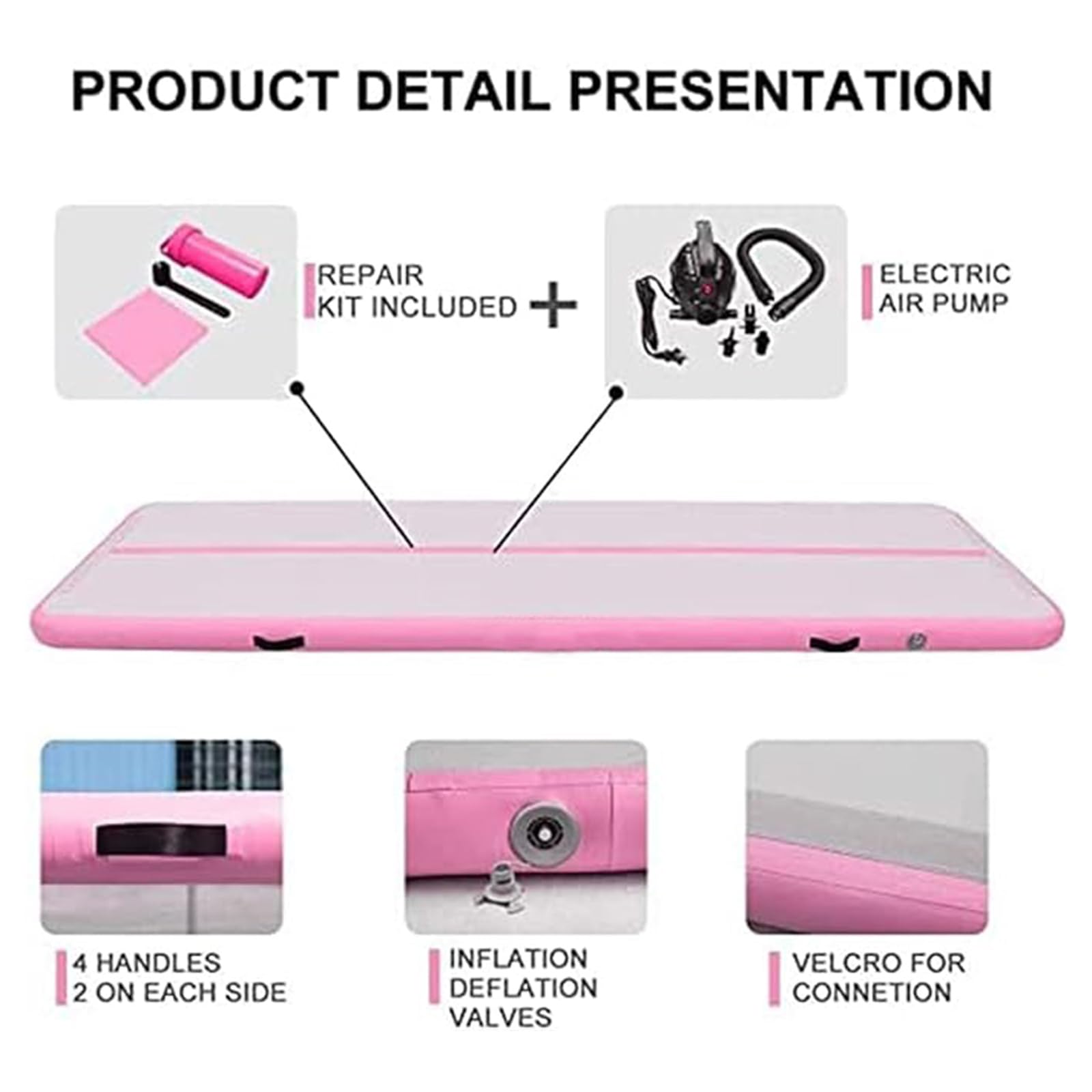 Snapklik.com : Air Tumbling Mat 13ft 16ft 20ft Inflatable Gymnastics ...