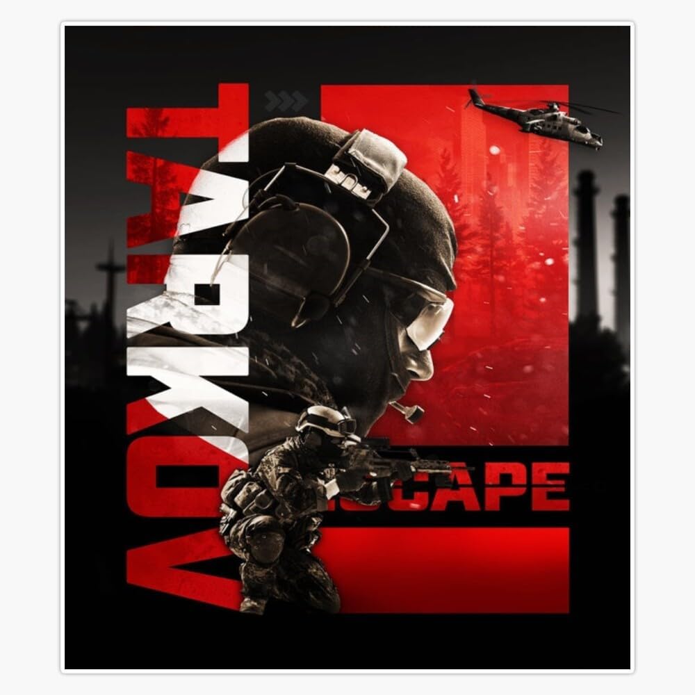 Amazon.com - Escape from Tarkov Art Window Bumper Sticker Decal 5"