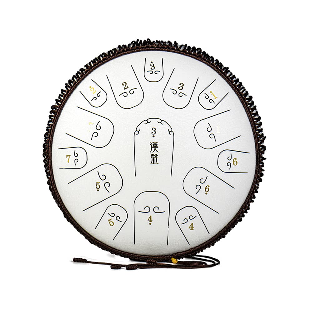 Buy Steel Tongue Drum, Handpan Drum, 15 Notes Tank Drum 14 Inch D Key ...