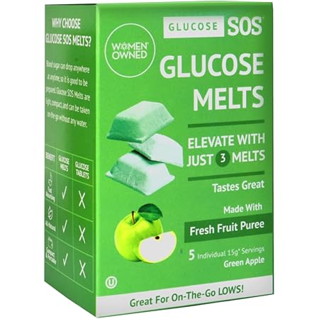 Amazon.com: Glucose SOS Melts 15g Dose – 5 Pack - All Natural ...