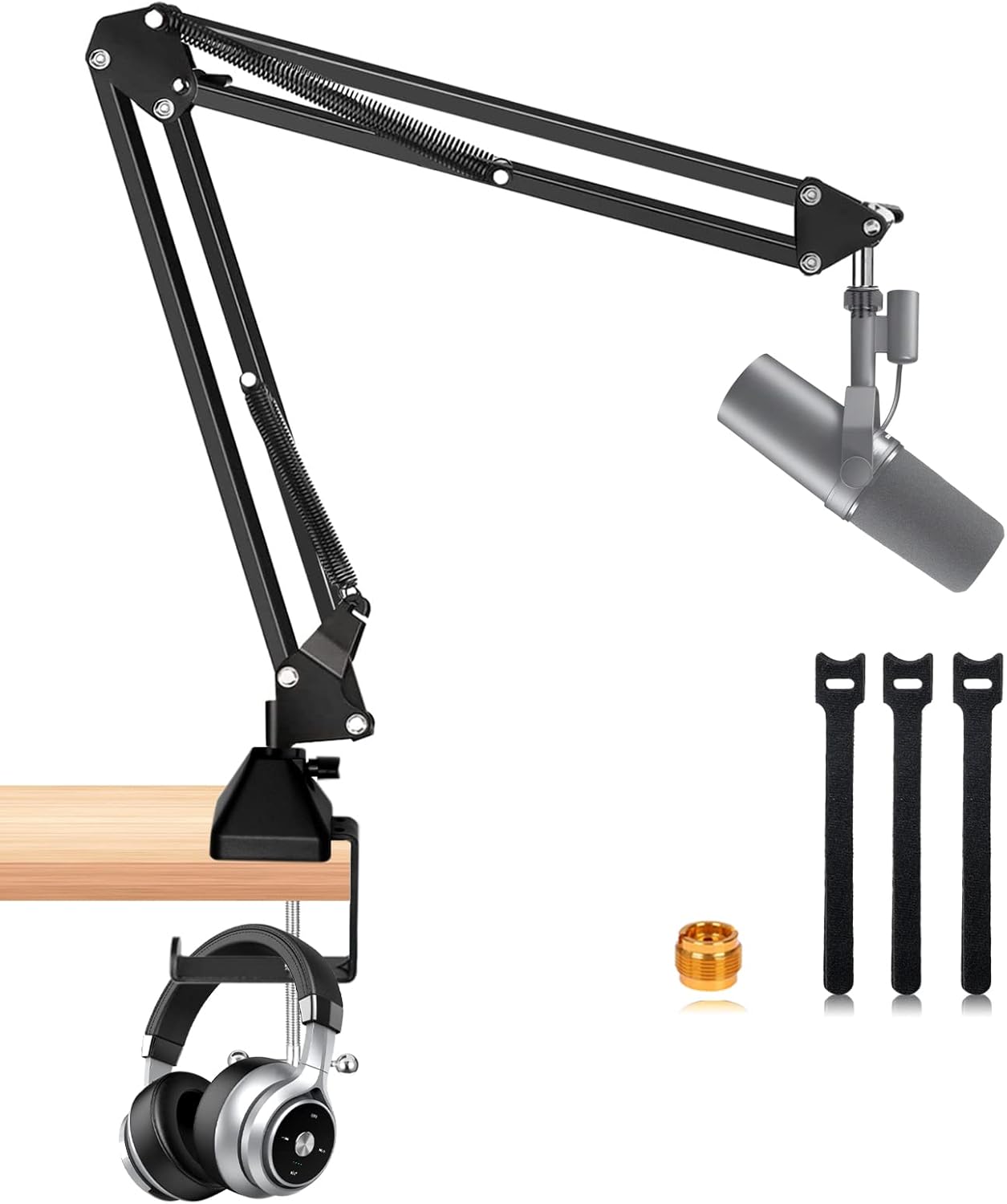 Amazon.com: Boom Arm for Shure Mic, Upgraded Heavy Duty Shure Sm7b ...