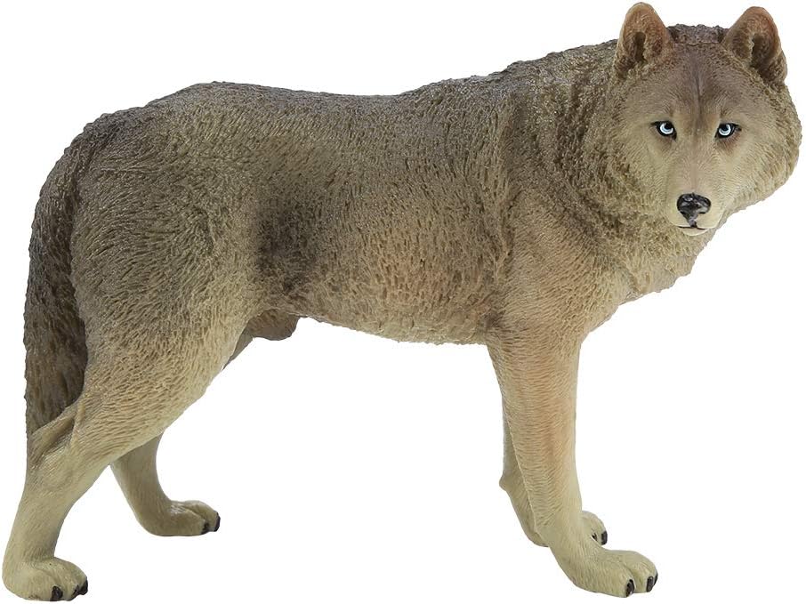 Amazon.com: SUNGOOYUE High Simulation Wildlife Animal Model Toy,Wolf ...
