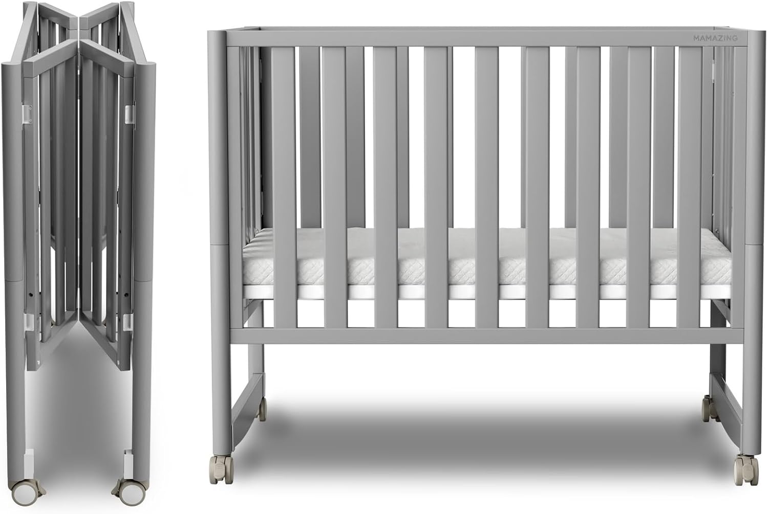 Amazon.com : MAMAZING EvoNook 6-in-1 Convertible Mini Crib, 100% New ...