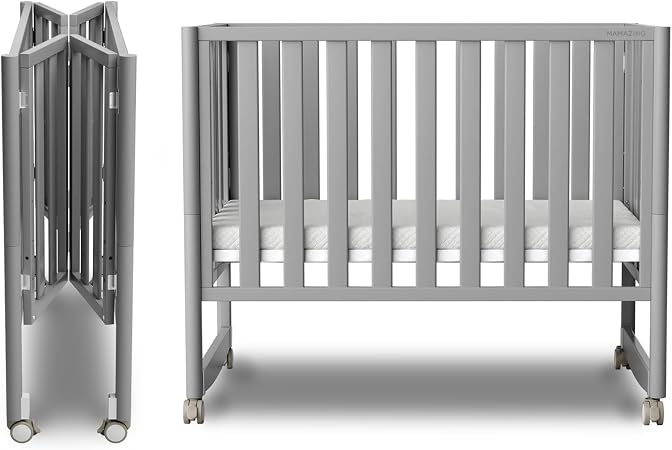 Amazon.com : EvoNook 6-in-1 Convertible Mini Crib - Easy Assembly ...