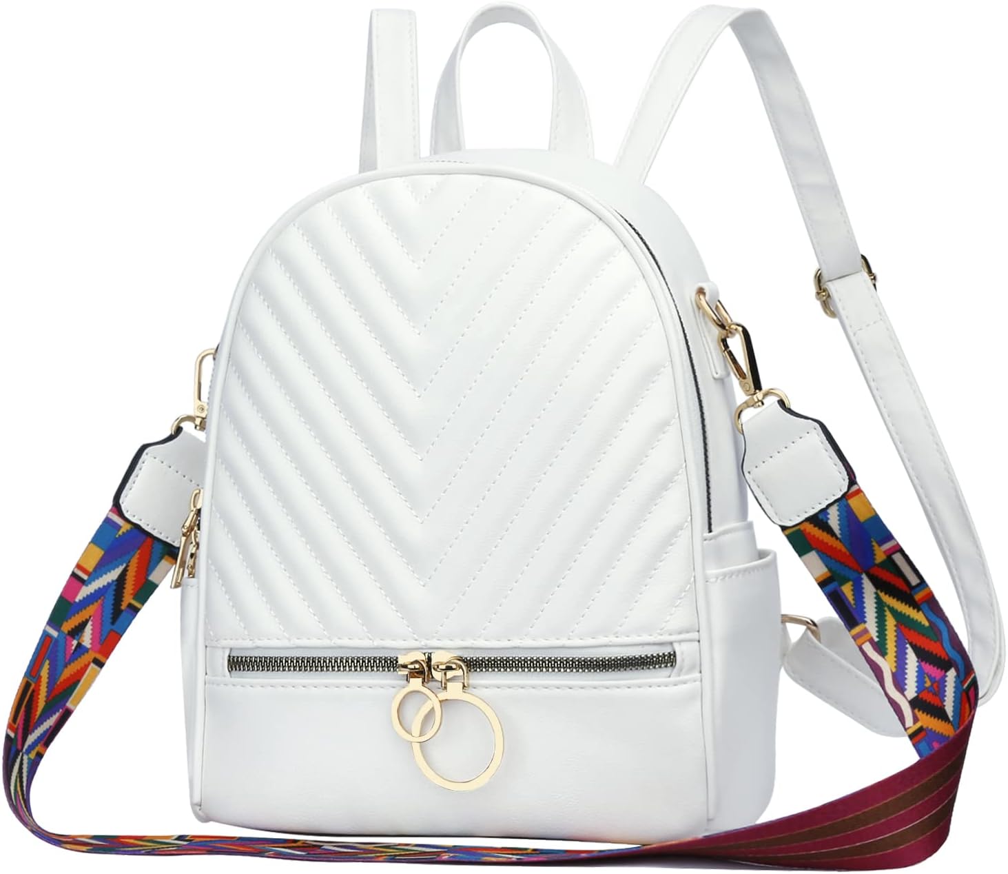 Amazon.com: KKXIU Convertible Mini Leather Backpack Purse For Women and ...