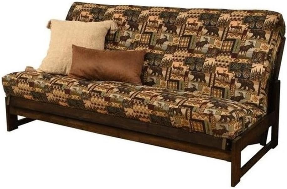 Amazon.com: Kodiak Furniture 75" Traditional Full-Size Print Fabric ...