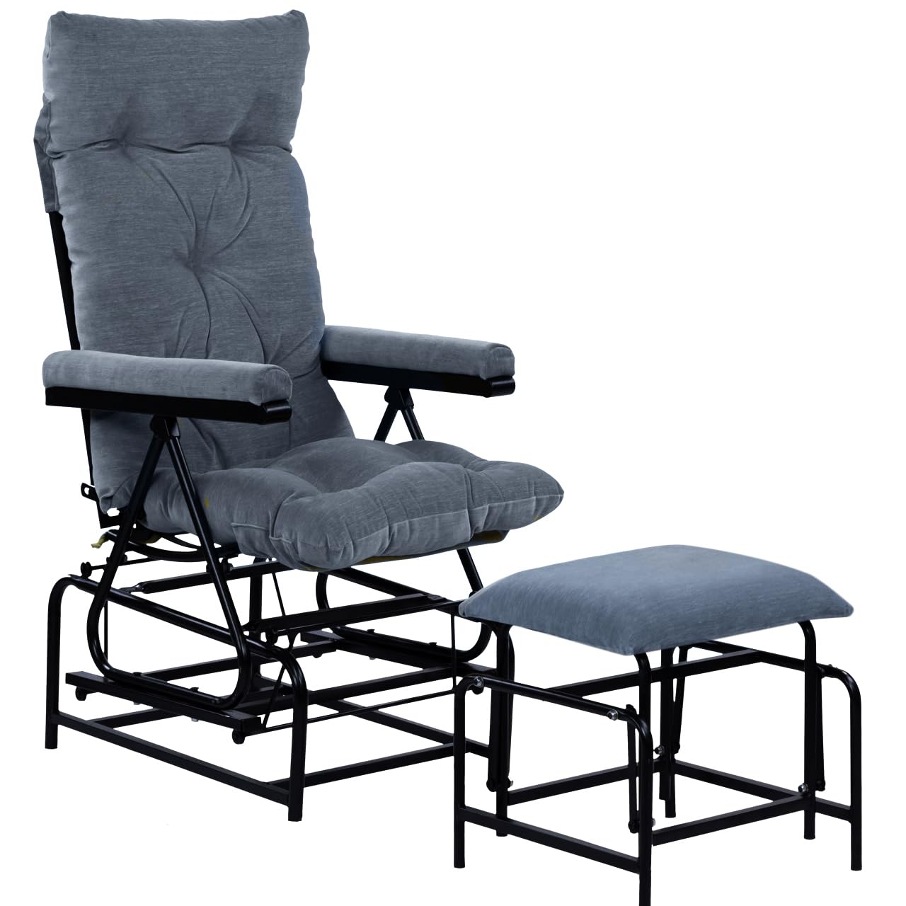 Spacecrafts Mild Steel Tubular Modern Style Sliding Easy Chair With ...