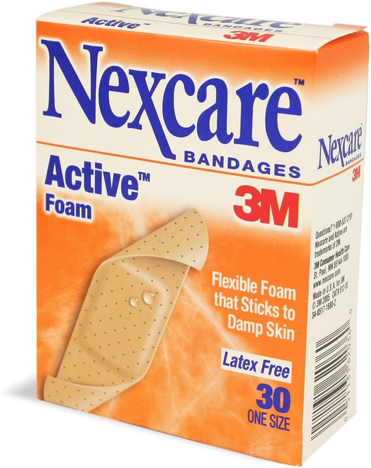 Amazon.com: 3M Nexcare Active Line Bandage Pack (30-Counts) : Health ...