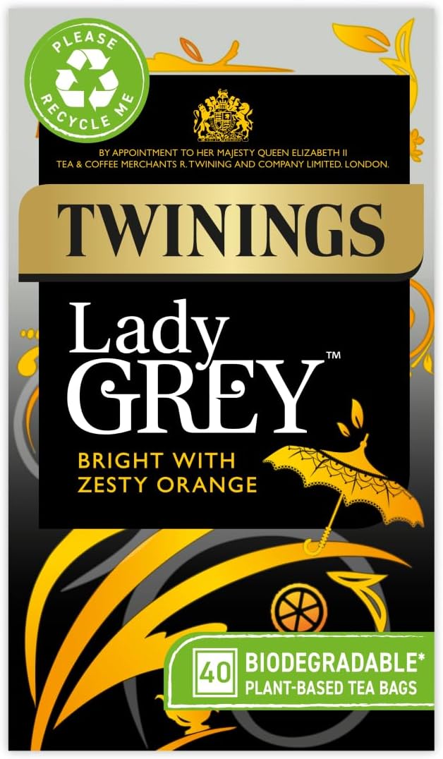 Amazon.com : Twinings Lady Grey Tea, Tea Bags, 1.41 oz, 20 ct : Grocery ...