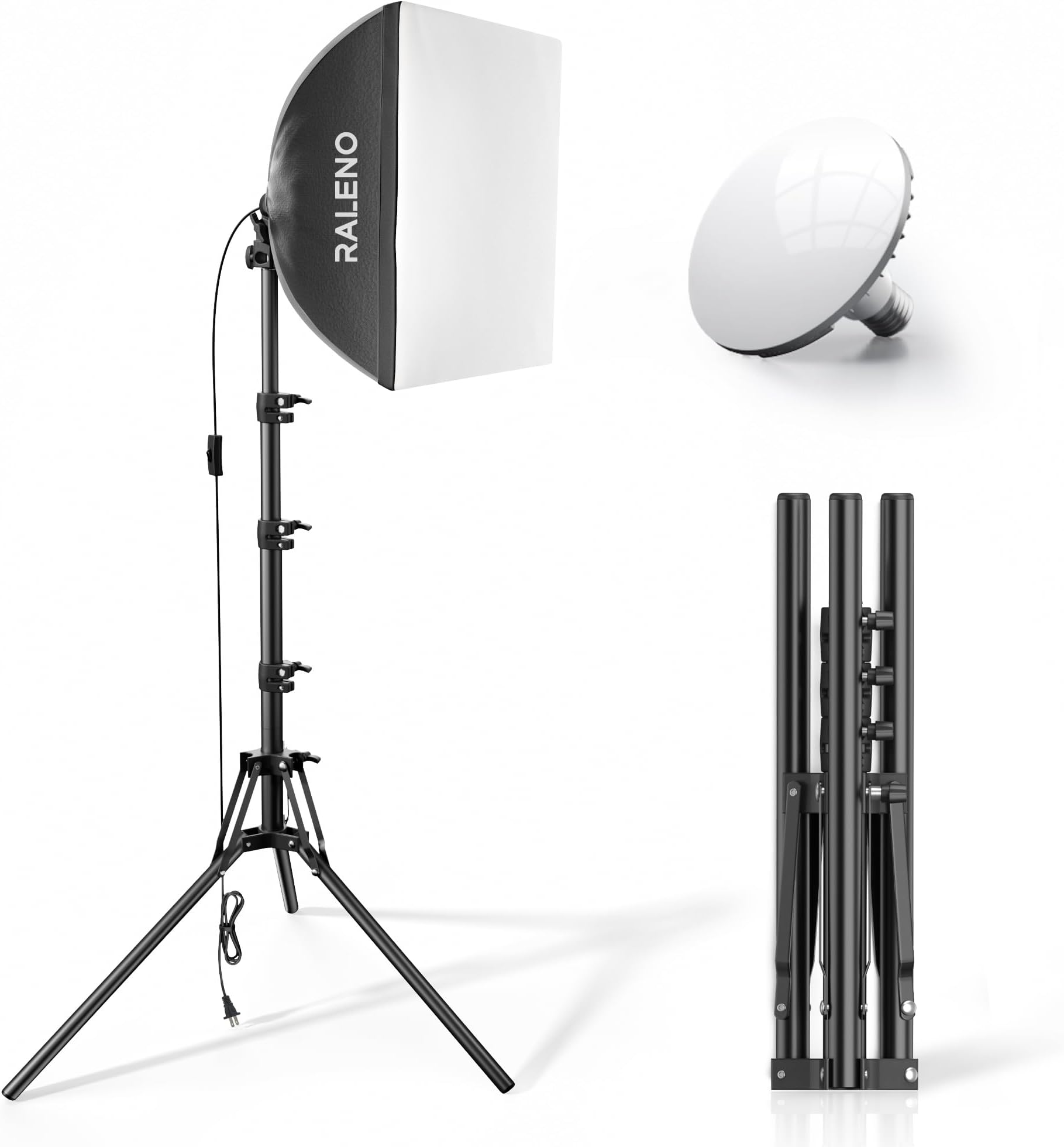 Amazon.com : Torjim Softbox Photography Lighting Kit, 16'' x 16 ...