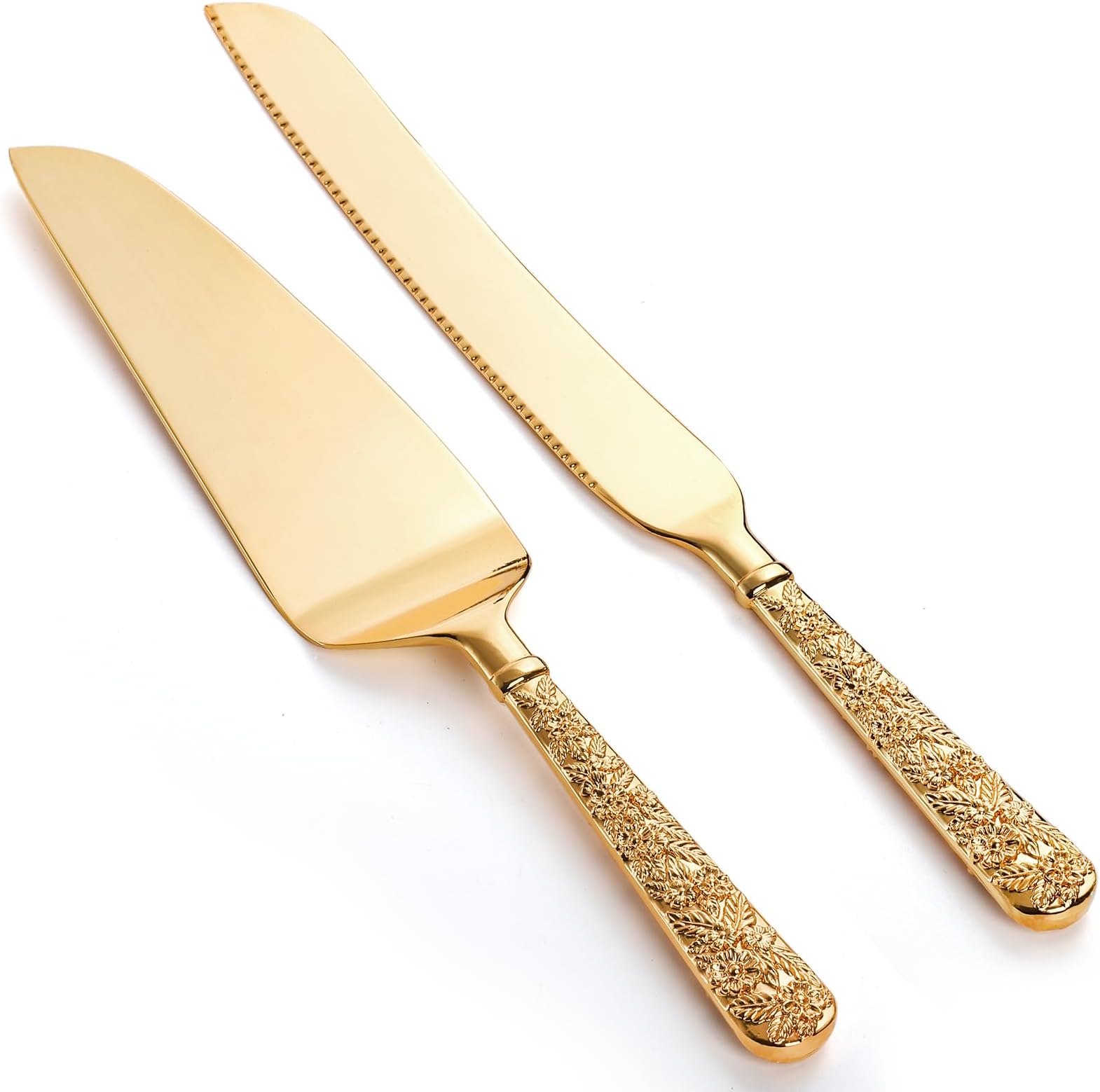LUNLUN HOME Wedding Cake Knife Set Wedding Cake Knife and Server Set ...
