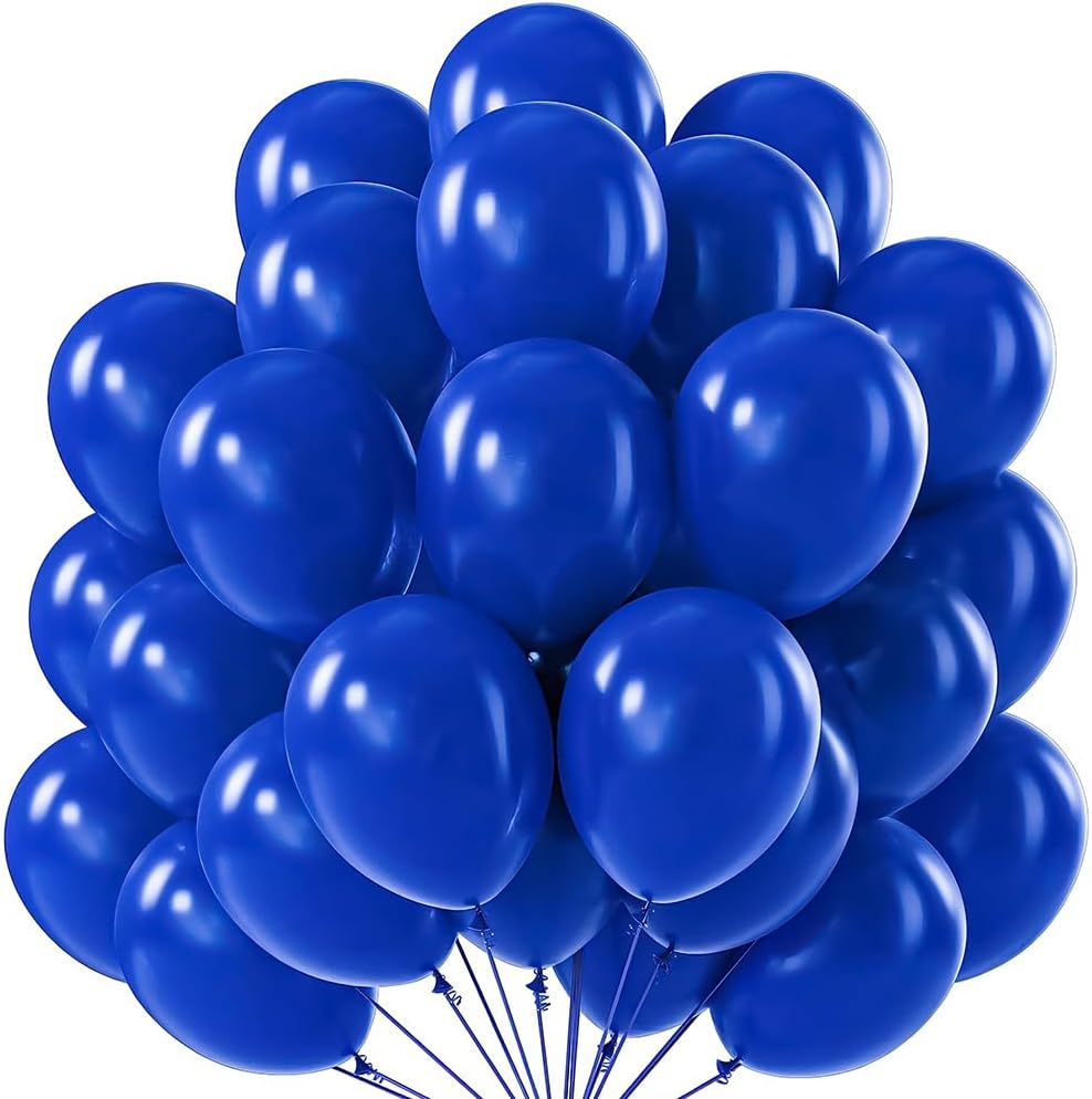 Unique Party Supplies 56857 Latex-Party-Luftballons - 30 cm - Abendblau ...