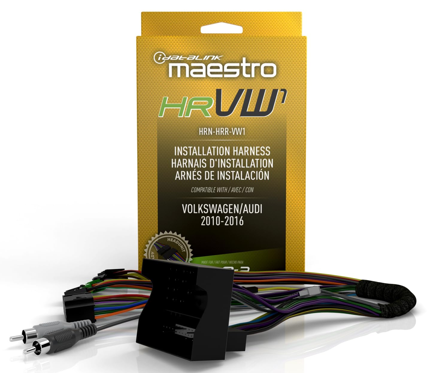 Amazon.com: Idatalink Maestro HRN-HRR-VW1 T-Harness for Select Volkswagen Vehicles 2002-16 ...