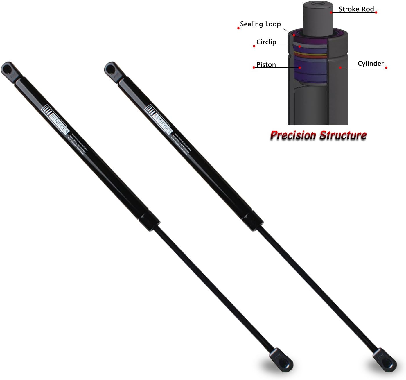 Amazon.com: Front Hood Gas Struts for Dodge Ram 1500 02-08, Ram 2500 ...