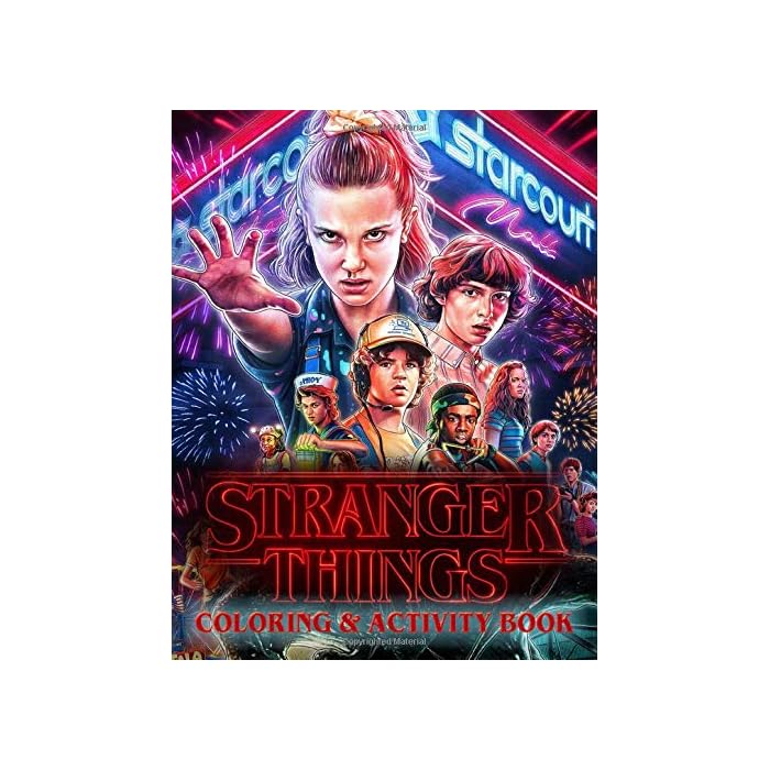 Buy Stranger Things Coloring and Activity Book: JUMBO Coloring pages ...