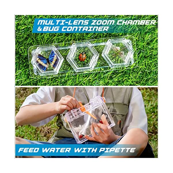 Play-Act Bug Catcher Nature Exploration Set - Includes Habitat Bucket ...