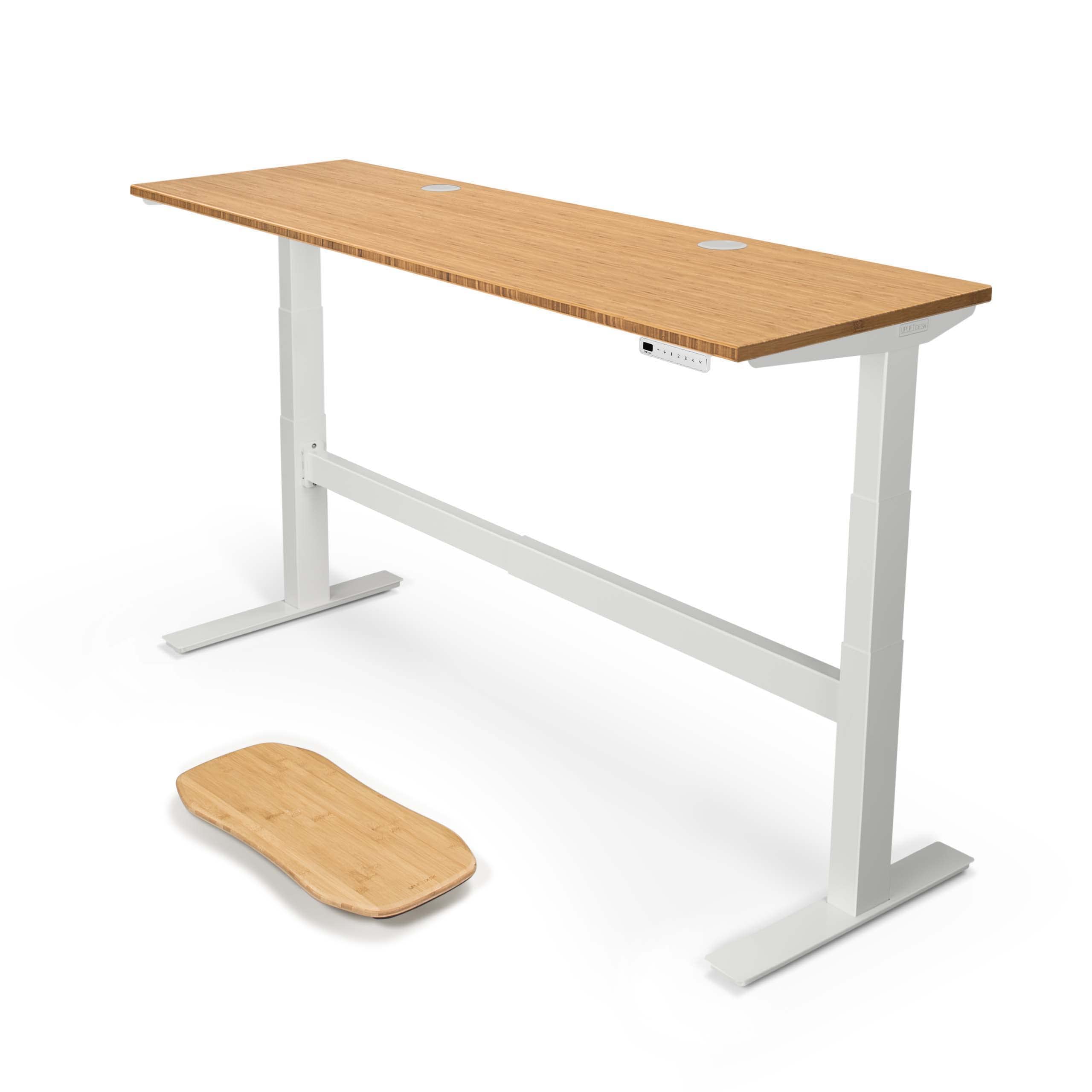 Amazon.com: Uplift Desk Bamboo (72 x 24 inch) Standing Desk 2-Leg V2 ...