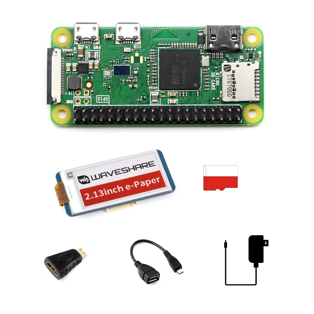 Buy Waveshare Development Kit Compatible with Raspberry Pi Zero WH (Built-in WiFi, Pre-Soldered ...