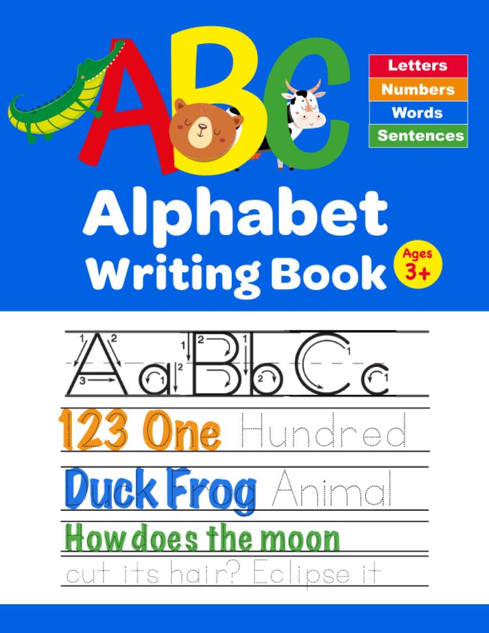 Buy Alphabet Writing Book: Tracing Practice Activity Workbook: Learn ...