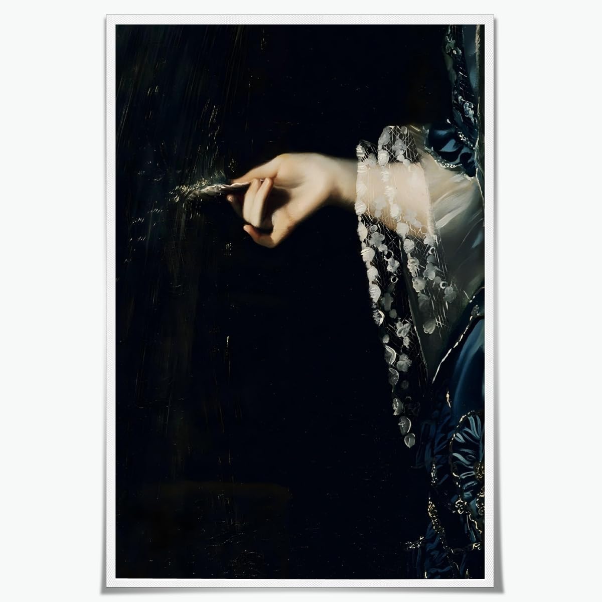 Amazon.com: Victorian Woman Portrait Art Moody Vintage Baroque Poster ...