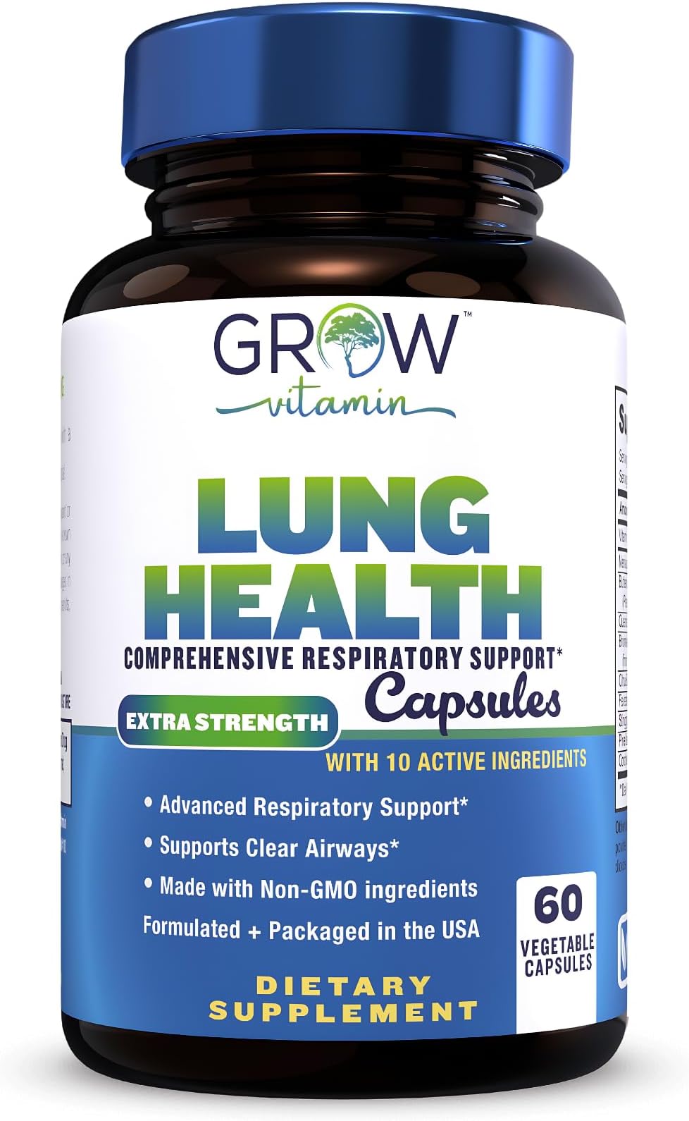 Amazon.com: Healthy Lungs 120 Capsules - Improve Lung Function, Breathe ...