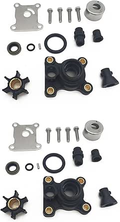 Amazon.com: 9.9hp & 15hp Impeller Water Pump Repair Kit for Johnson ...