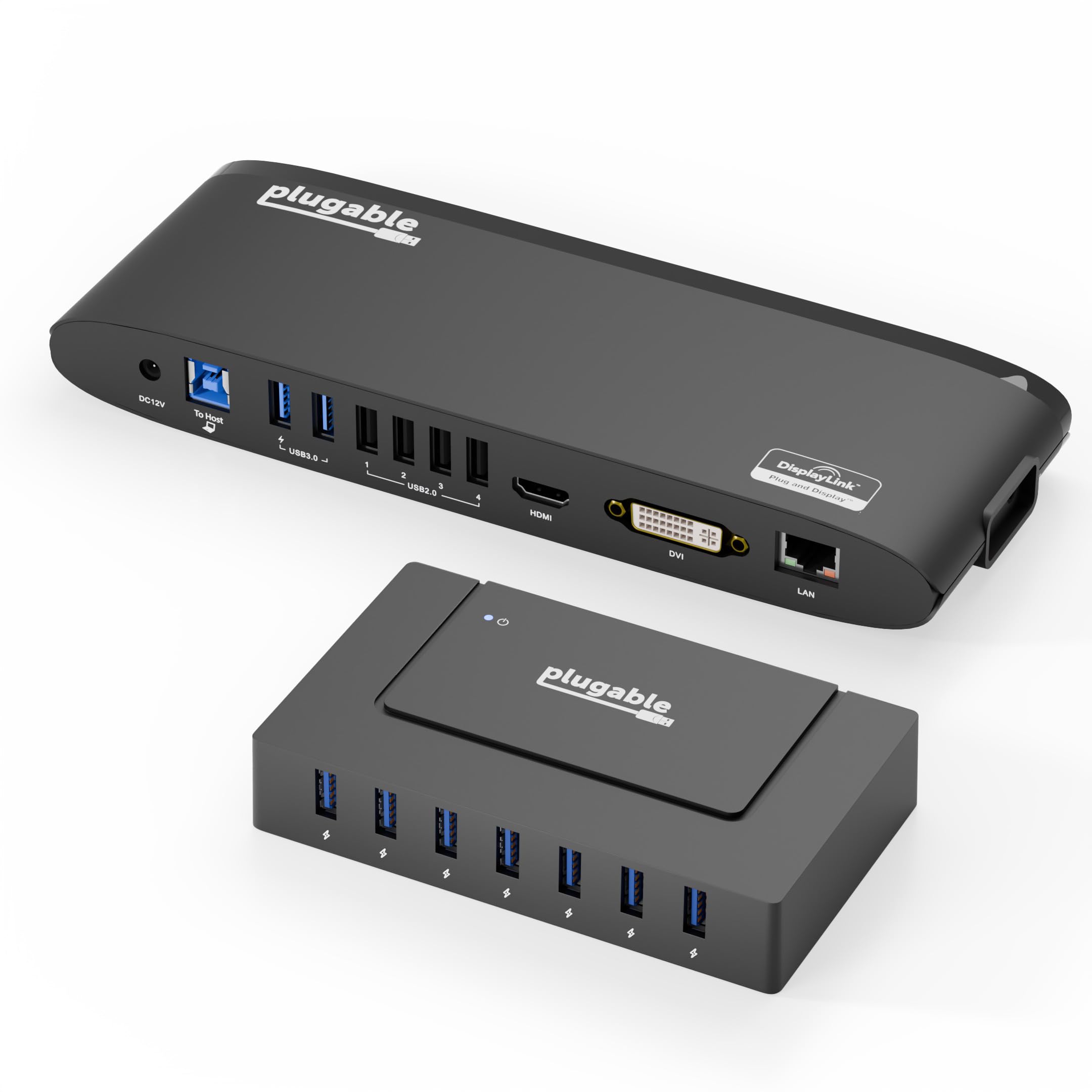 Amazon.com: Bundle - Plugable Docking Station Dual Monitor with HDMI ...