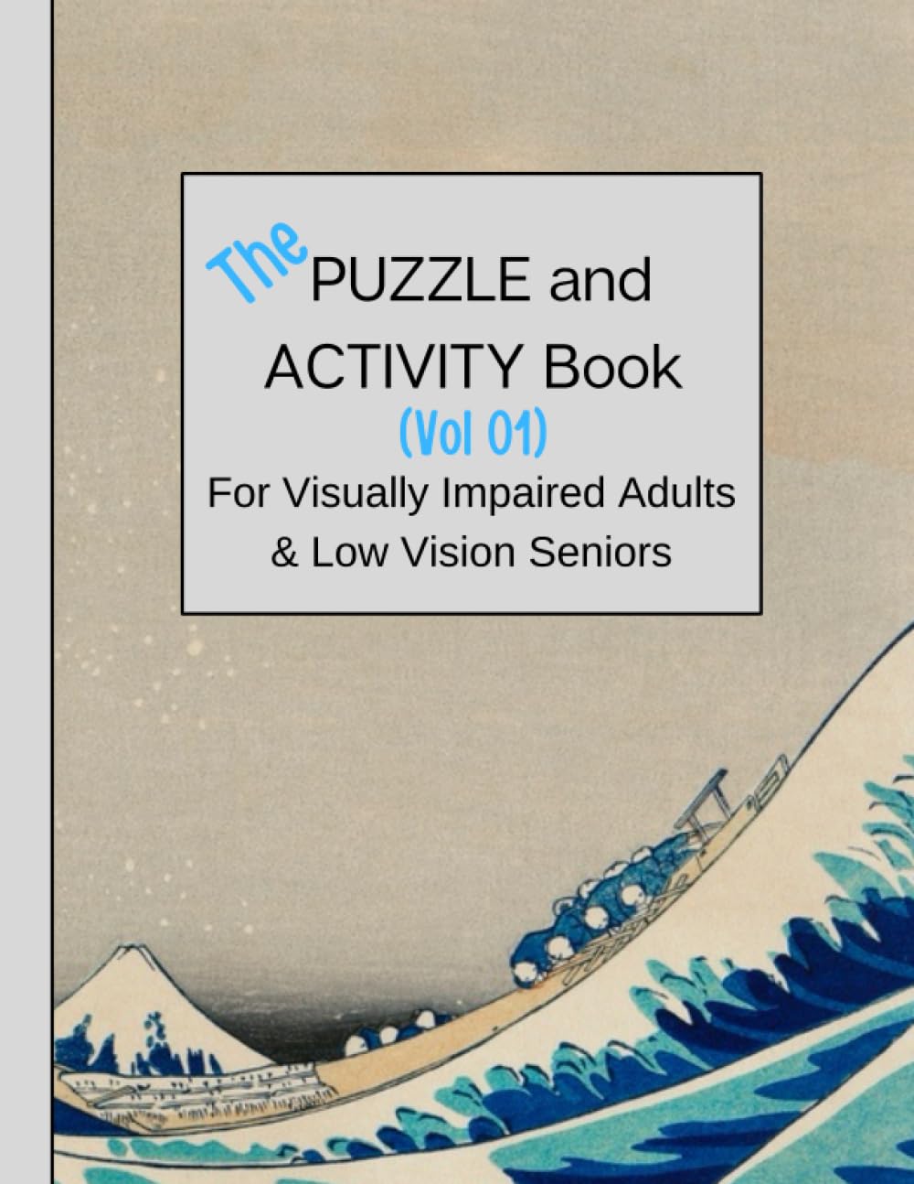 Activity and Puzzle Book for Visually Impaired Adults and Low Vision ...