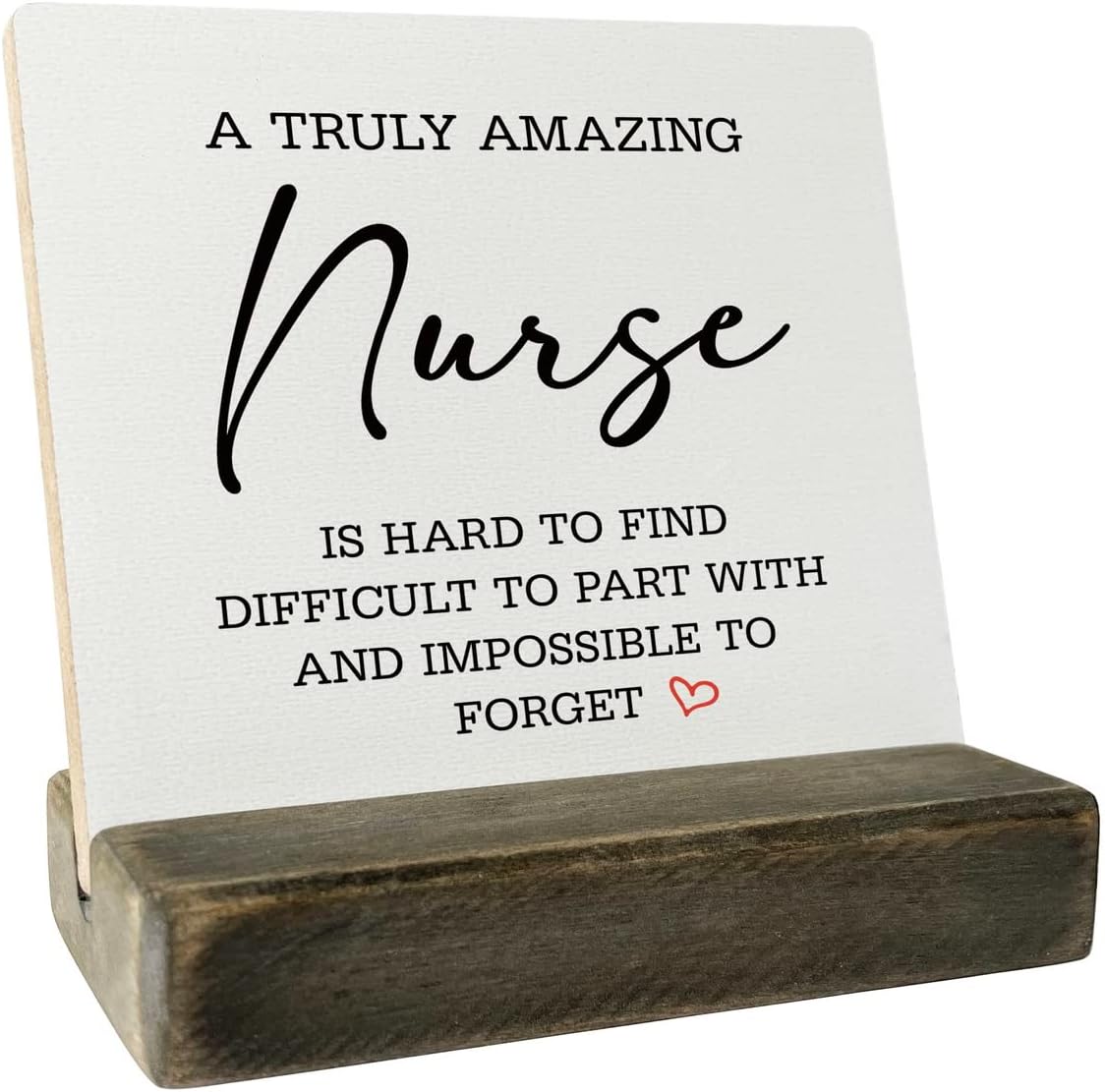Amazon.com: Acrylic Nurse Plaque Sign, Amazing Desk Decor with Wood ...