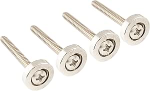 Amazon.com: Musiclily Pro 15mm Steel Guitar Neck Mounting Ferrules Neck ...