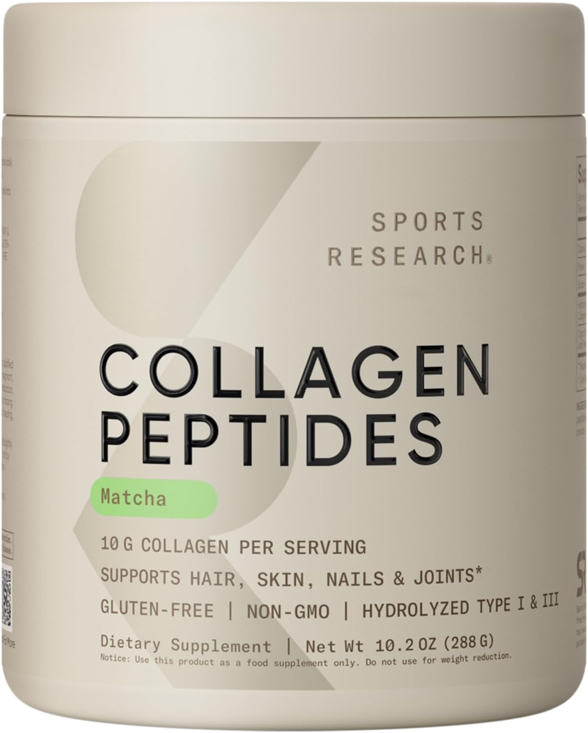 Amazon.com: Sports Research Organic Collagen Peptides - Hydrolyzed Type ...
