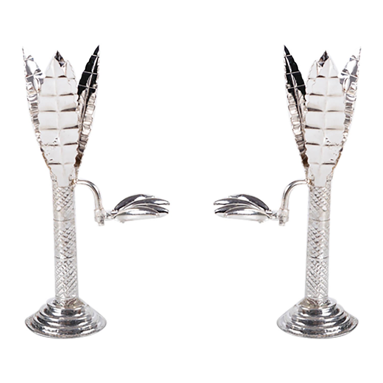 Silverz- Pair of Silver Banana Tree : Amazon.in
