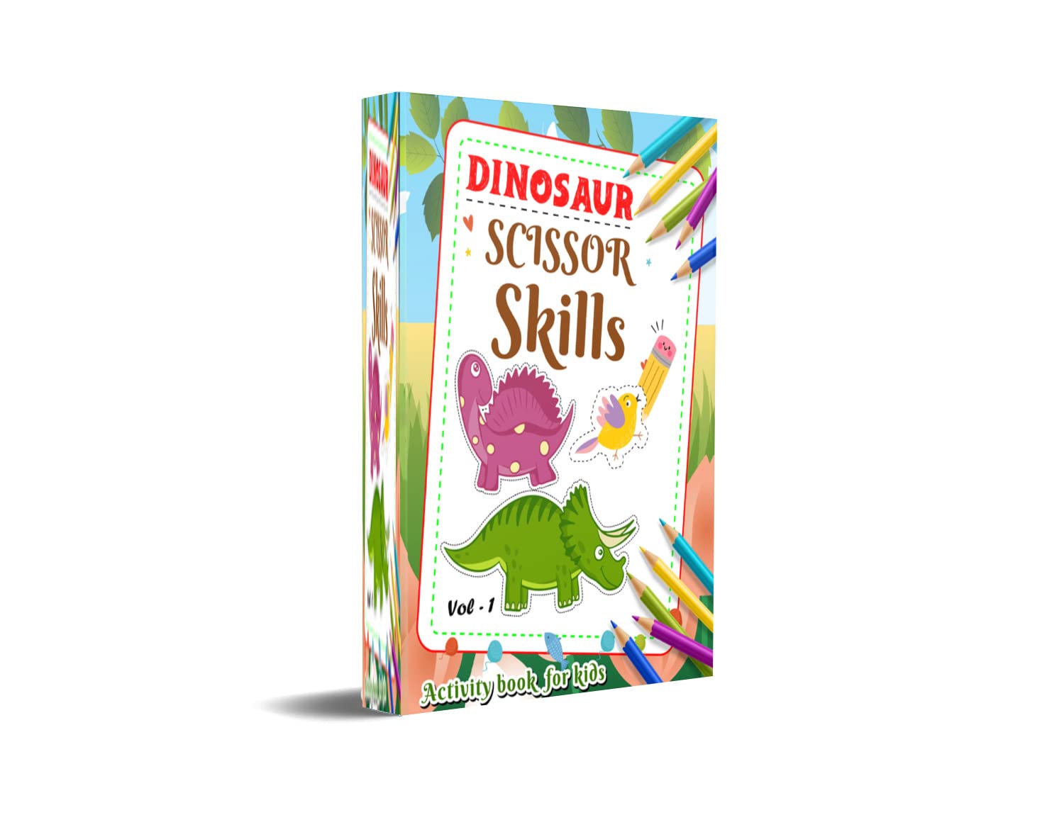 Buy DINOSAUR SCISSOR SKILL ACTIVITY BOOK FOR KIDS VOL - 1 Book Online ...