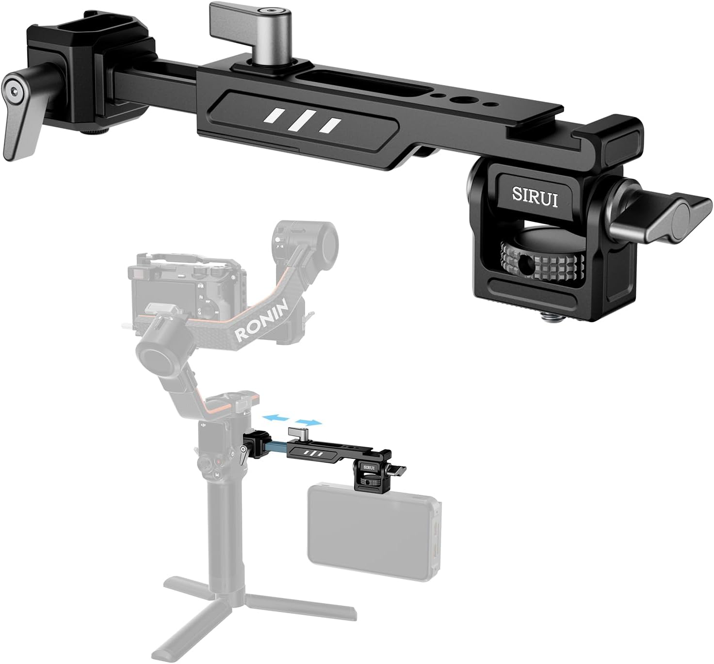 Amazon.com : SIRUI Camera Monitor Mount for DJI RS 4, RS 4 Pro, RS 2 ...