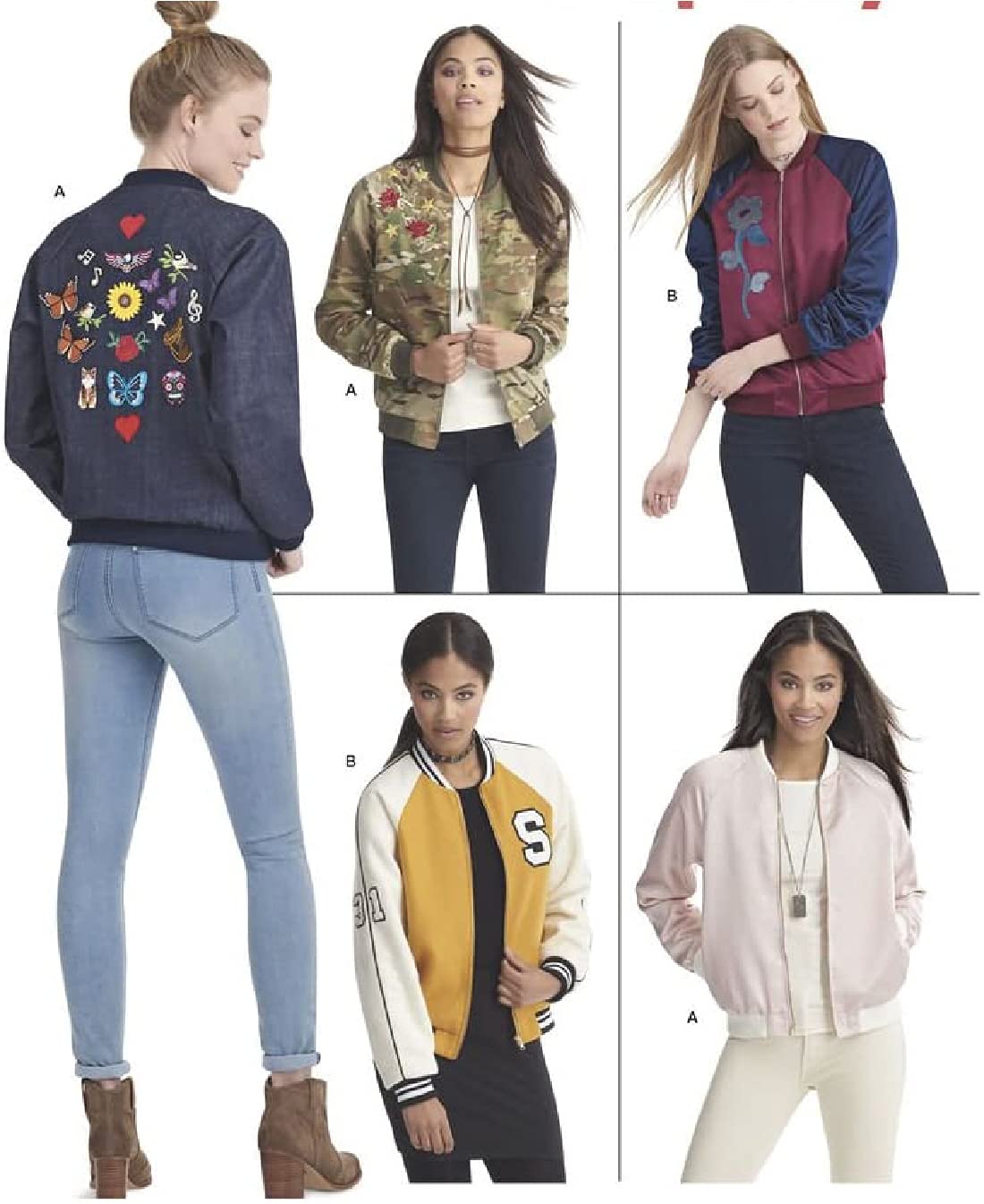 Amazon.com: Simplicity Sewing Pattern D0699 / 8418 - Misses' Lined ...