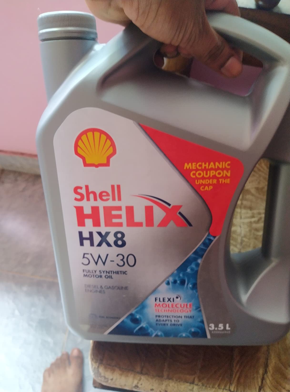 Shell Helix HX8 5W-30 API SN Plus Fully Synthetic Engine Oil for Petrol ...