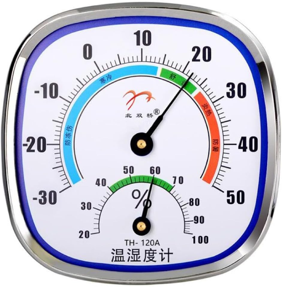 Amazon.com: Thermometer/Hygrometer For Home Decorative Updated Analog ...